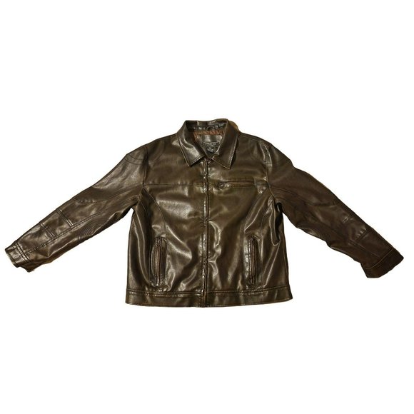 Forecast | Jackets & Coats | Fourcast Brown Mens Riding Genuine Leather ...